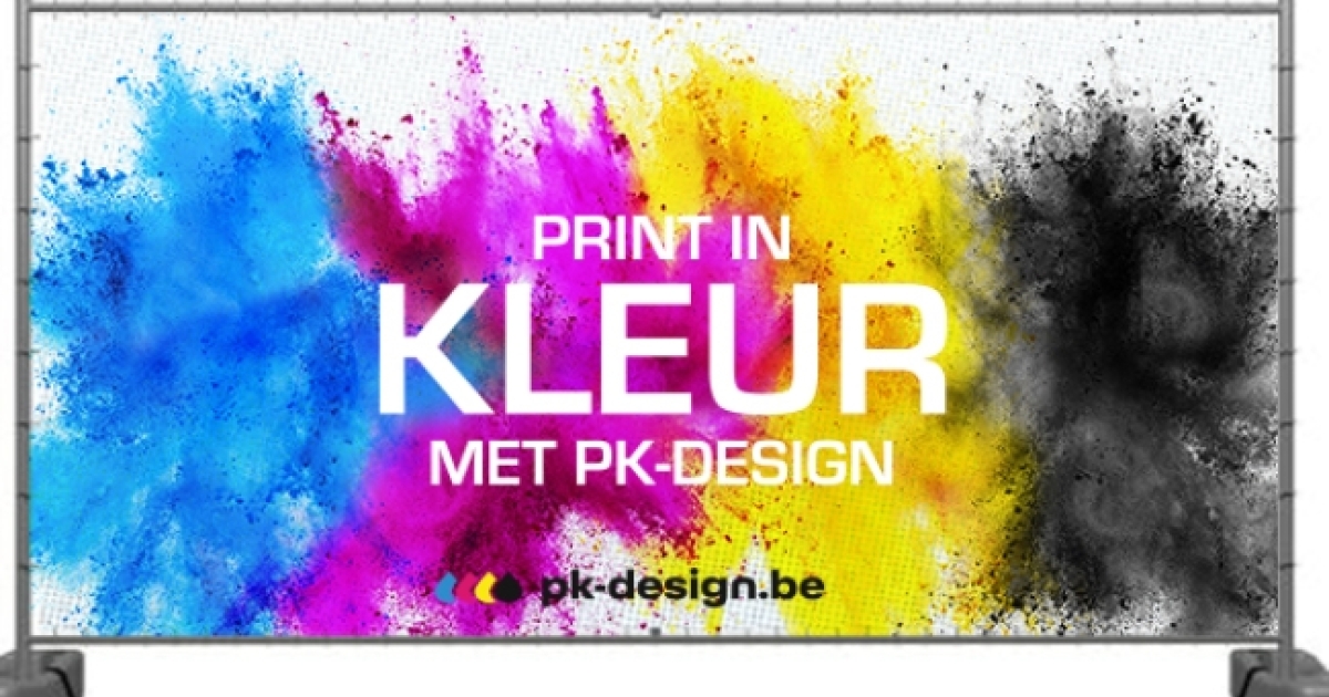 Spandoek voor bouwhekken - PK-Design